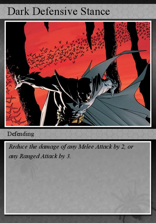 Dark Defensive Stance | TYA Superheroes CCG Wiki | Fandom