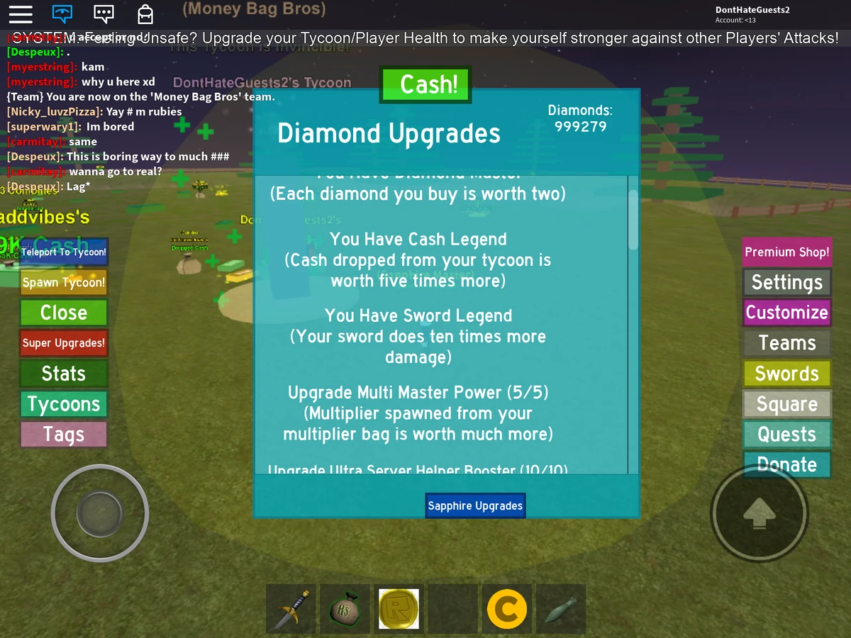 Diamonds | Tycoon simulator ROBLOX Wiki | Fandom