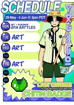 Pokemon Bug Gym Badge
