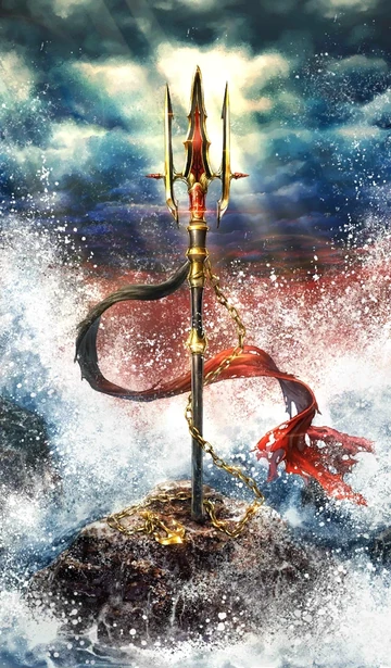 Poseidon Trident Wallpaper