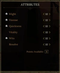 Character creation - Tyranny Wiki