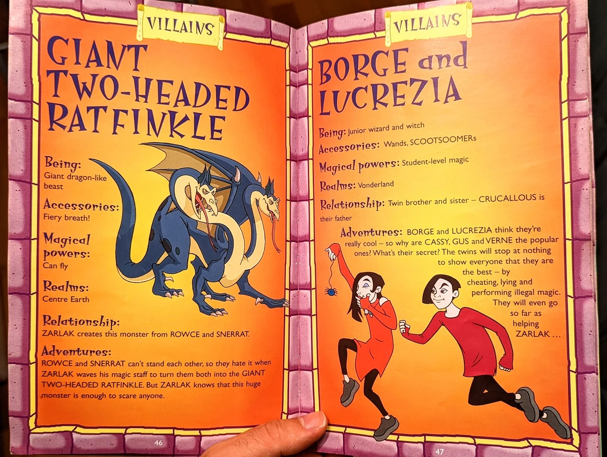 Lucrezia and Borge | Ultimate Book Of Spells Wiki | Fandom