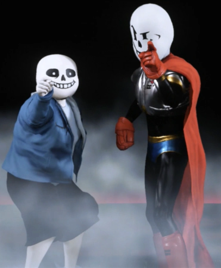 Sans and Papyrus | Ultimate Destiny Wrestling Wiki | Fandom