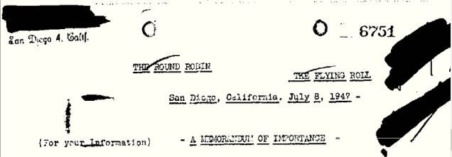 Memorandum 6751 | UFO-Alien Database | Fandom