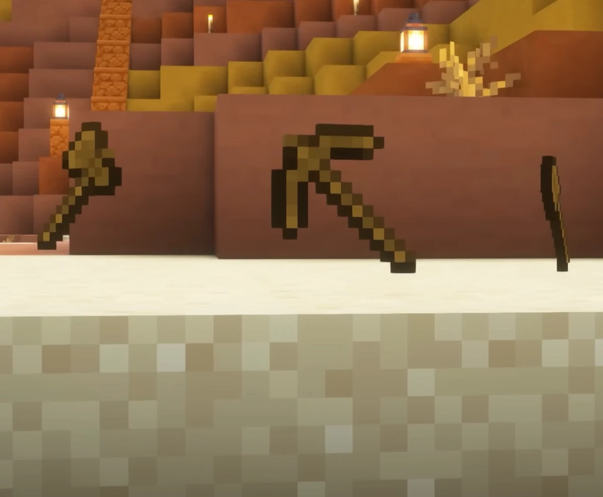 Flaming Moais Wooden Tools | UHC Generations Wiki | Fandom