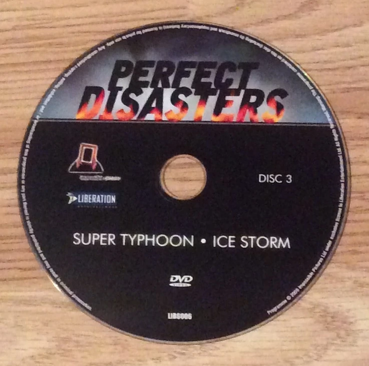 DVD Perfect Disaster (Disc 3) | UK TV Ratings Wiki | Fandom
