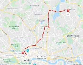 London Buses route N73 | UK Transport Wiki | Fandom