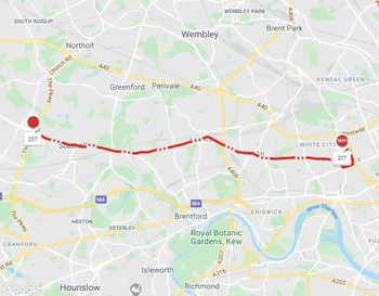 London Buses route 207 | UK Transport Wiki | Fandom