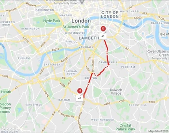 London Buses route 45 | UK Transport Wiki | Fandom