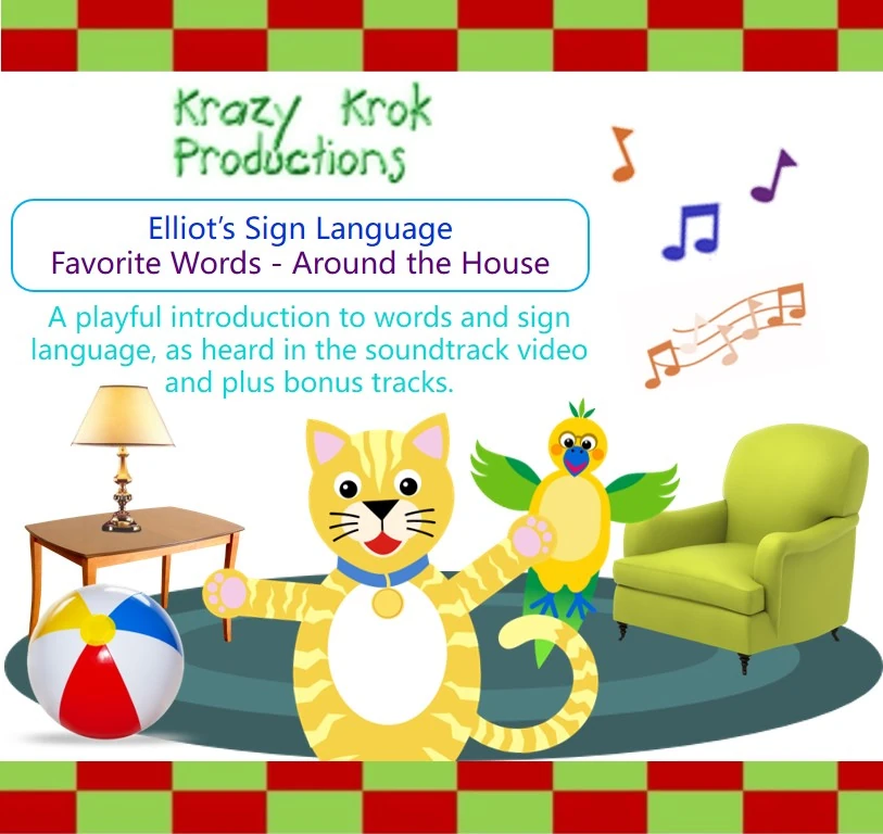 Elliot's Sign Language: Favorite Words - Around the House 2025 CD ...
