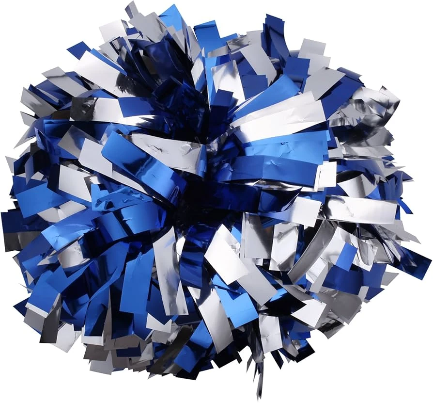 Blue Metallic Cheer Pom Poms | Ultimate Baby Einstein Wiki | Fandom