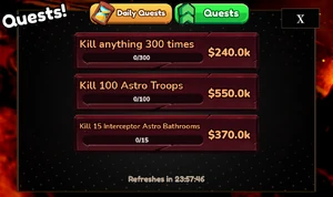 Quests | Ultimate Bathroom Battle Wiki | Fandom