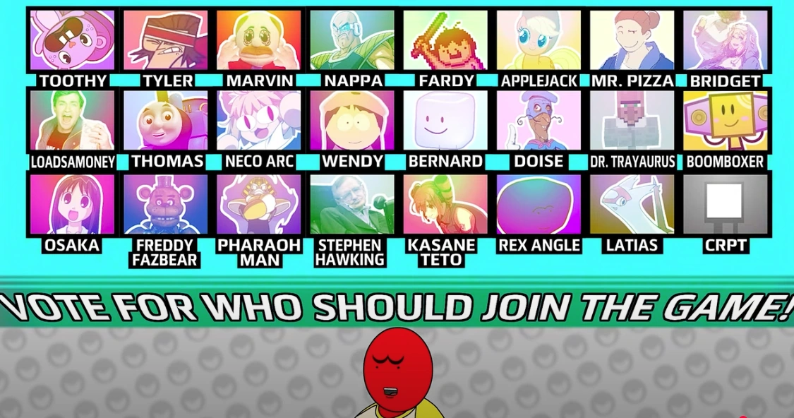 UCE S1E7 Recommended Characters | Ultimate Character Elimination Wiki ...