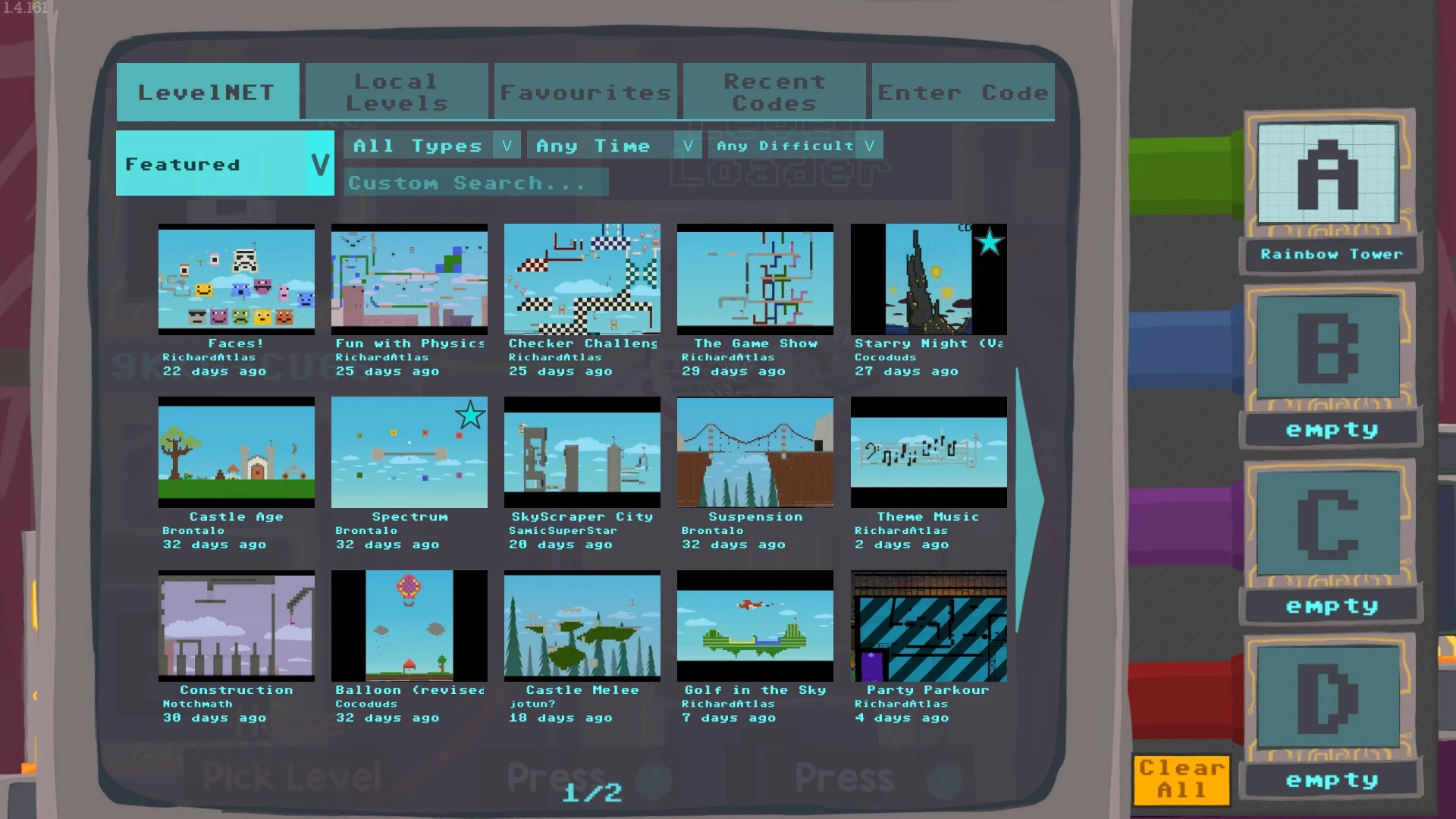 Custom Levels | Ultimate Chicken Horse Wiki | Fandom