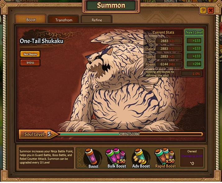Summoned Beast | Ultimate Naruto Game Wiki | Fandom