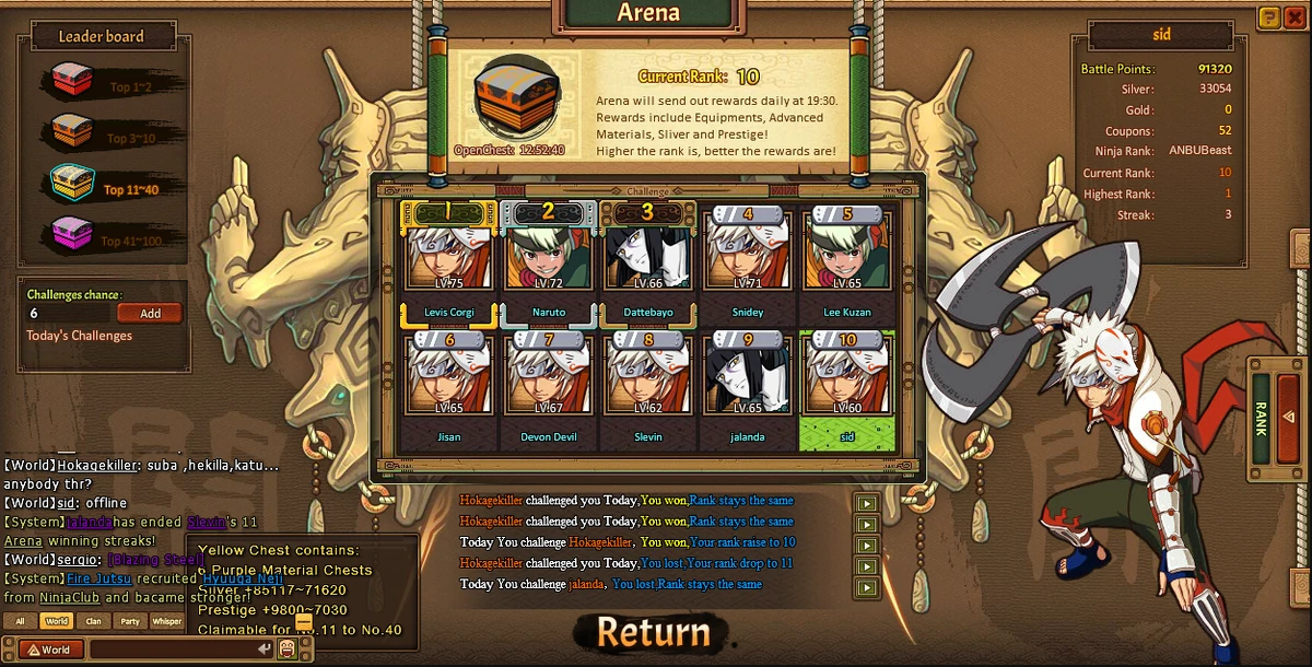 Arena | Ultimate Naruto Game Wiki | Fandom