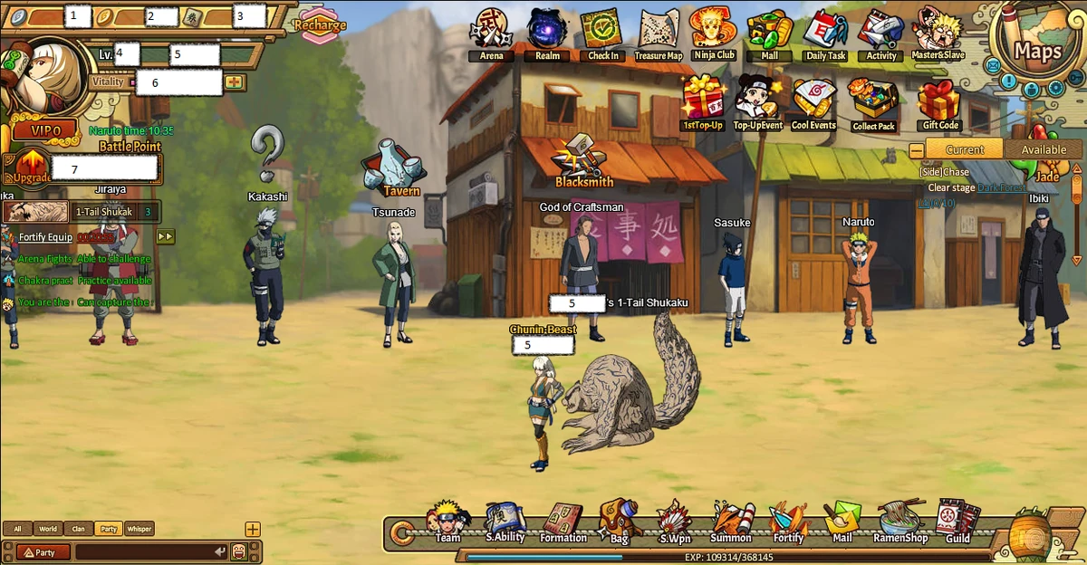 Interface | Unlimited Ninja Wiki | Fandom