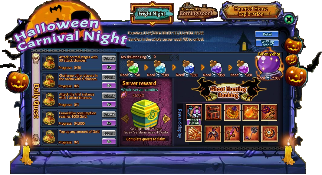 Halloween Carnival Night | Unlimited Ninja Wiki | Fandom