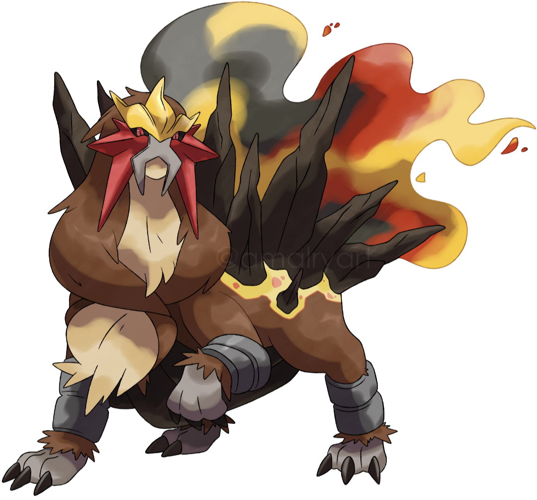 Mega Entei Ultimate Pokedex Wiki Fandom