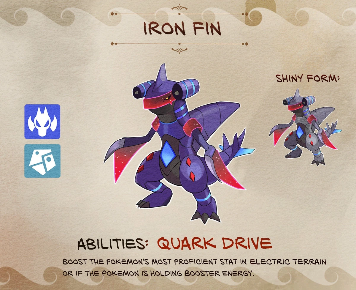 Iron Fin | Ultimate Pokedex Wiki | Fandom