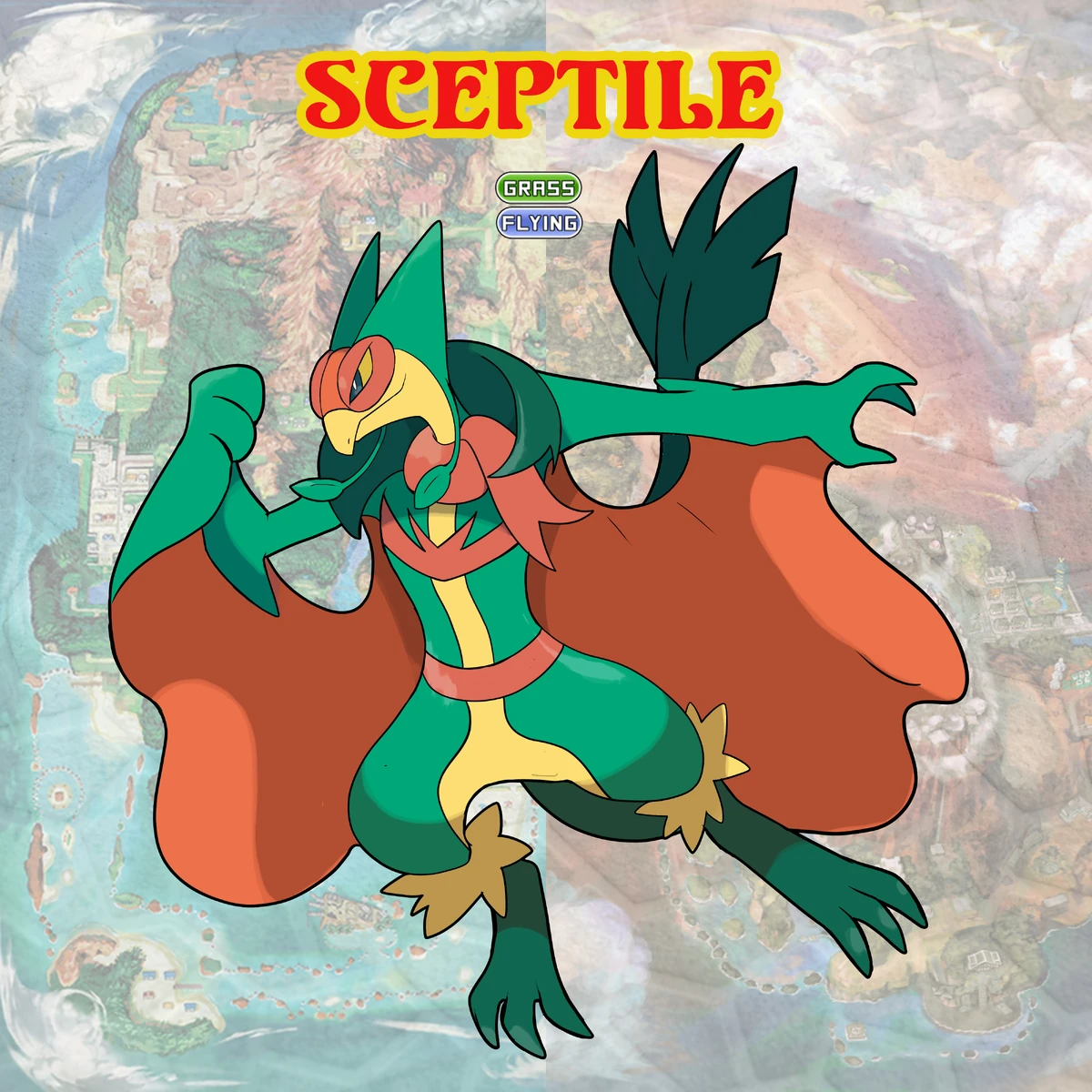 Alolan Sceptile | Ultimate Pokedex Wiki | Fandom