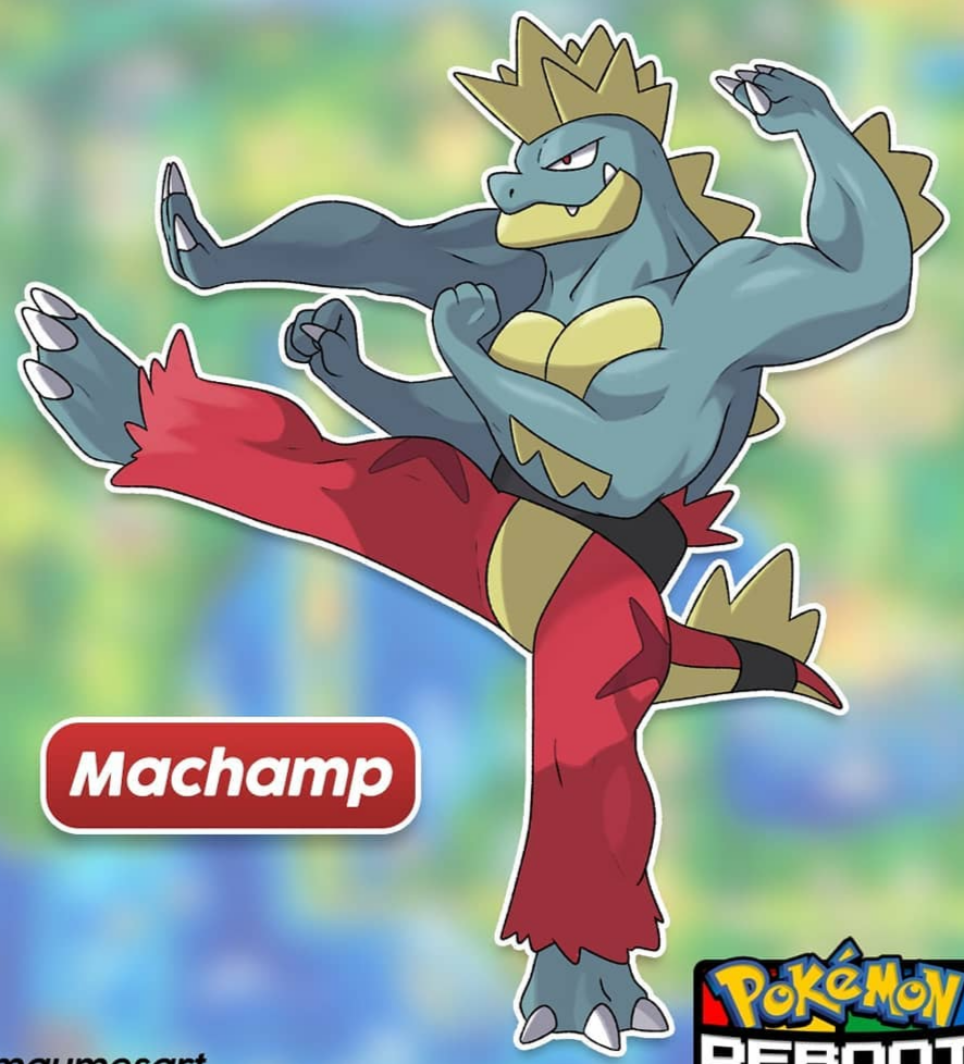Machamp of the Rebooted Kanto Region | Ultimate Pokedex Wiki | Fandom