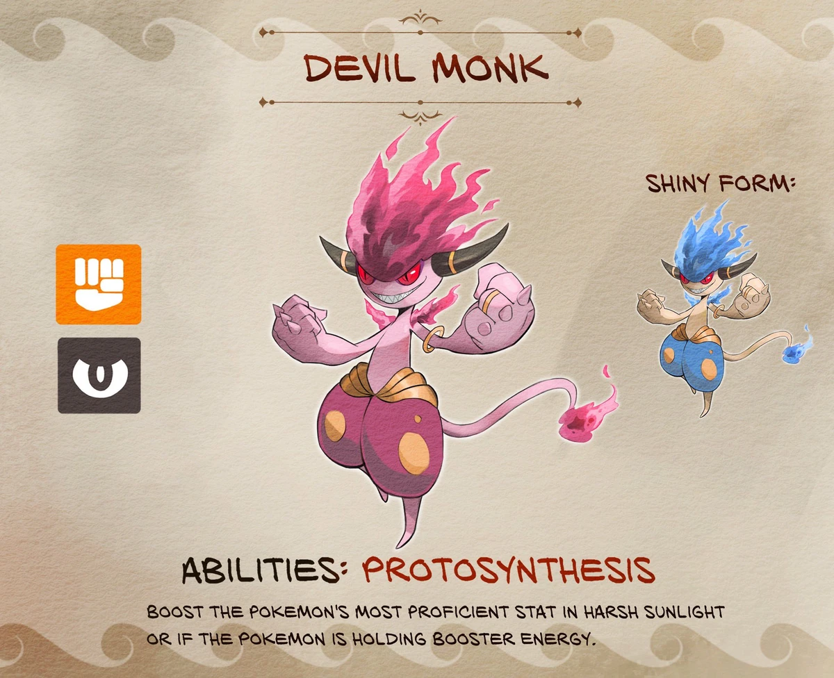 Devil Monk | Ultimate Pokedex Wiki | Fandom