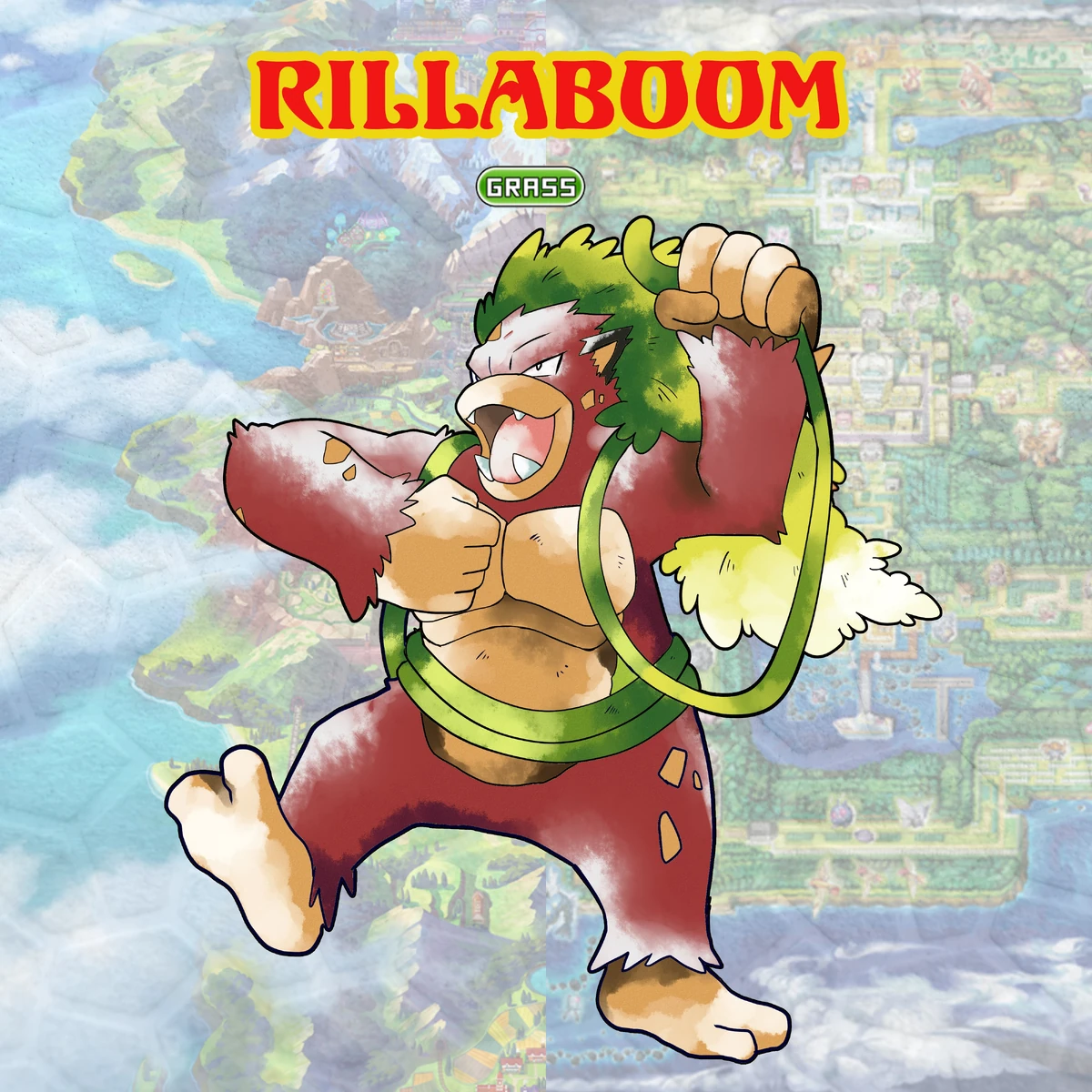 Kantonian Rillaboom | Ultimate Pokedex Wiki | Fandom