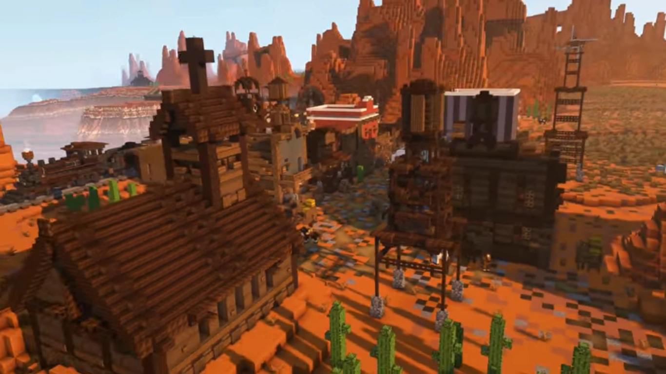 Minecraft Mesa Village