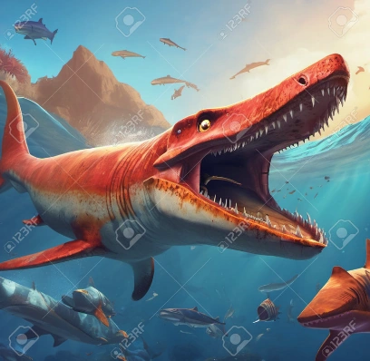 Volcanic Mosasaur | UltimateHungryShark Wiki | Fandom