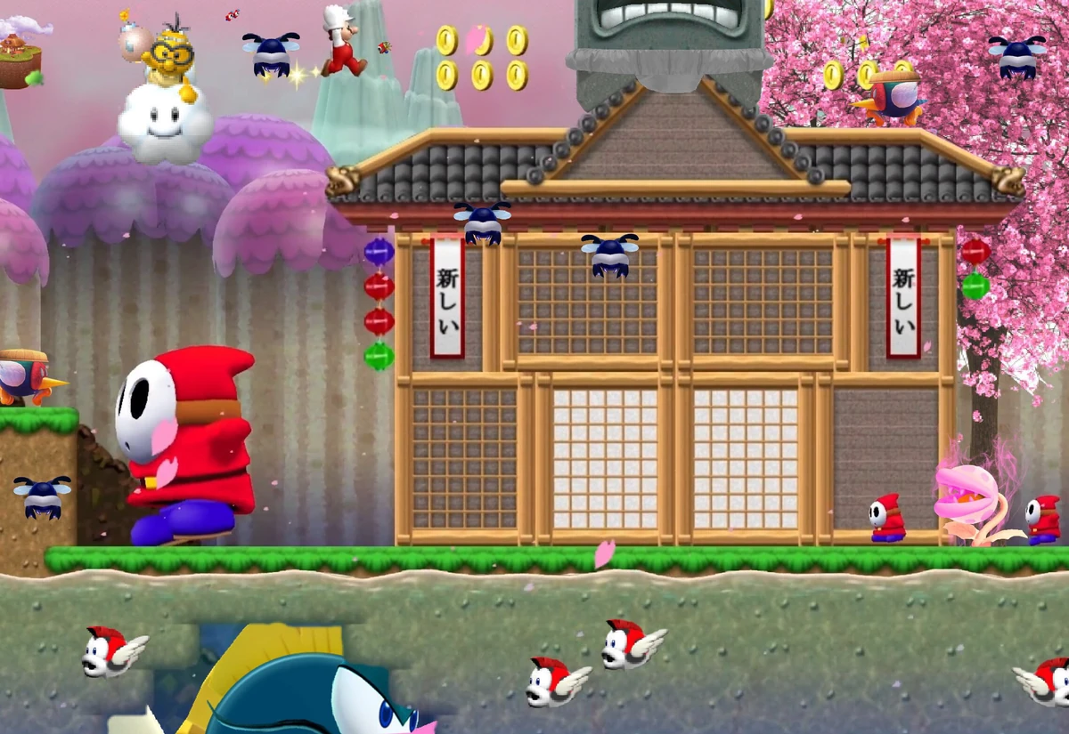 Sakura Village | Super Mario Bros. Ultimate Wiki | Fandom