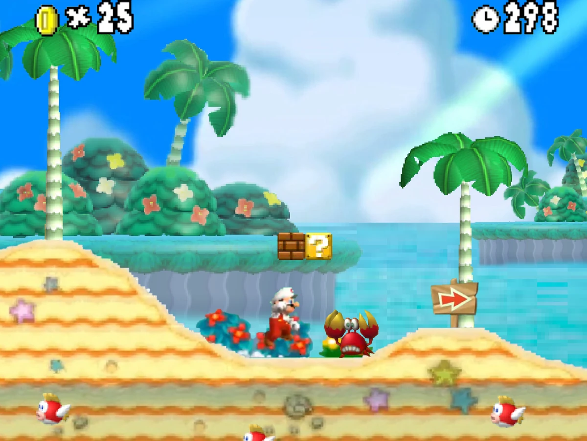 Sandy Shore | Super Mario Bros. Ultimate Wiki | Fandom