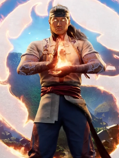 how to draw fire god liu kang