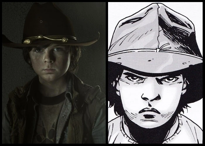The Walking Dead Season 5 Carl Loses An Eye
