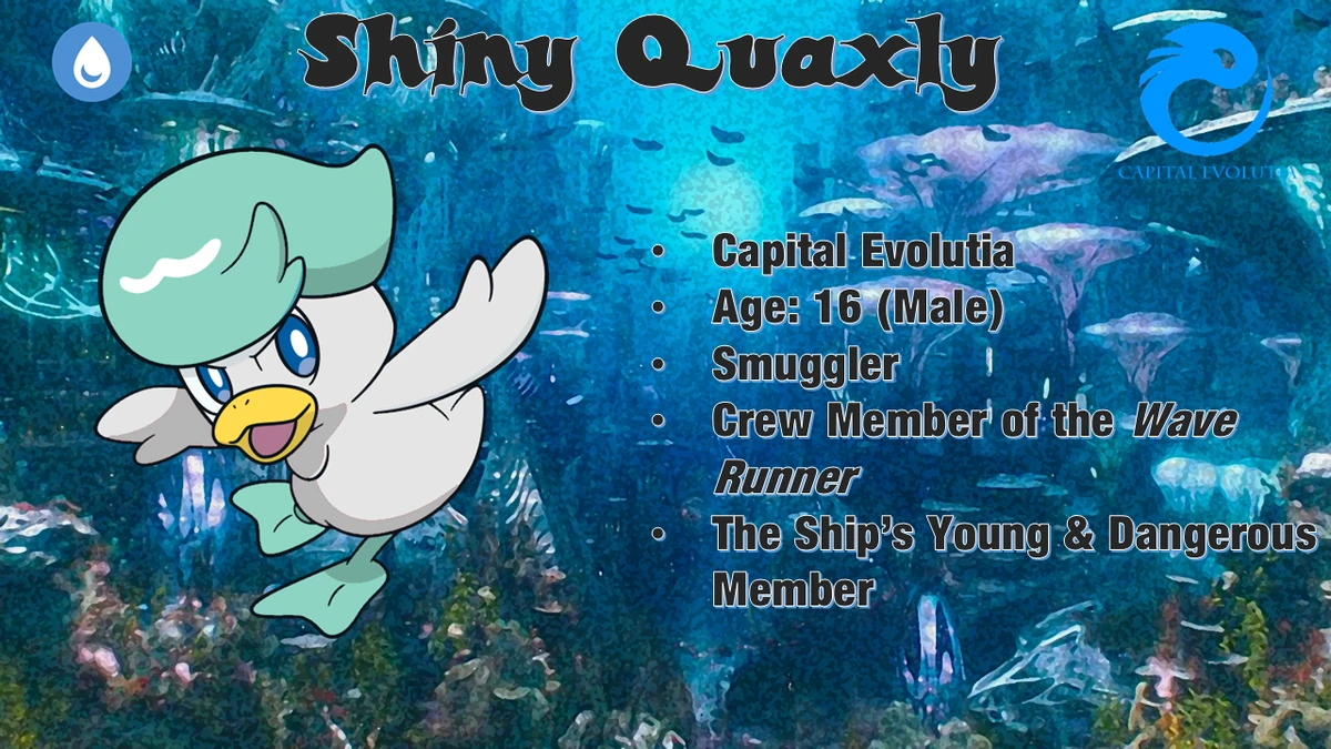 Shiny Quaxly | Ultimatum Productions Wiki | Fandom