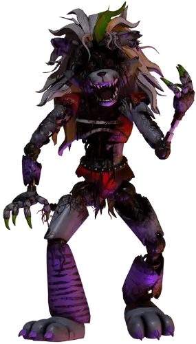 Shattered Roxanne Wolf | Ultra Custom Night Character Ideas Wiki | Fandom