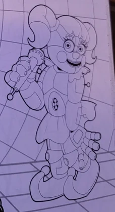 fnaf coloring pages circus baby