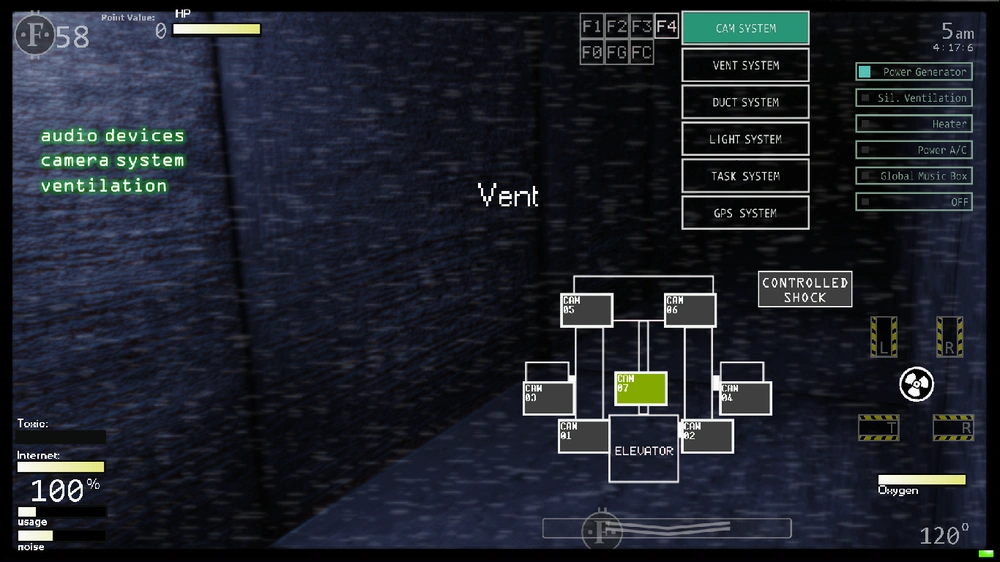 Вентиляция (4 Этаж) | Ultra Custom Night Вики | Fandom