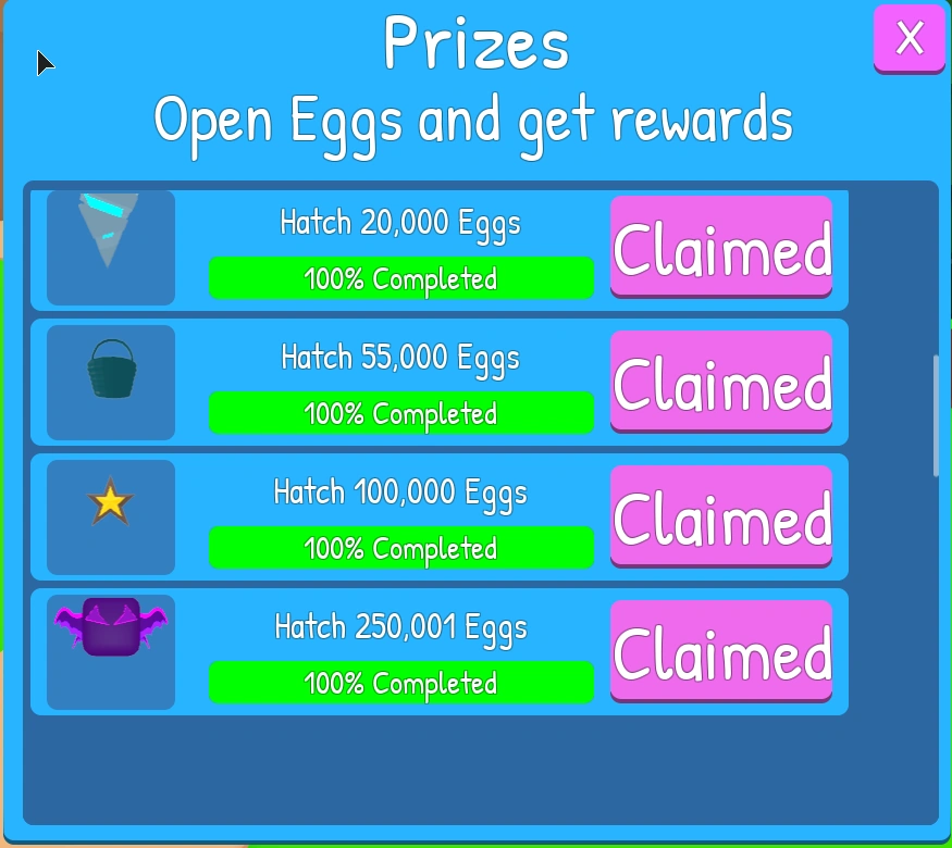 Prizes | Ultra Hatching Simulator Wiki | Fandom