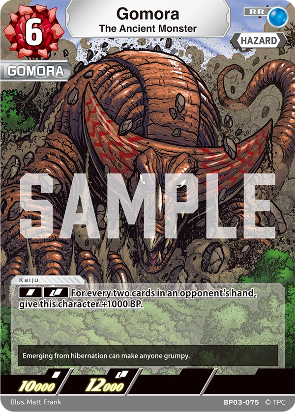 Gomora, The Ancient Monster | Ultraman Card Game Wiki | Fandom