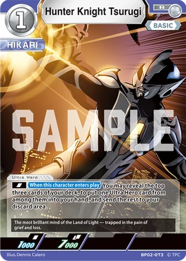 Hunter Knight Tsurugi | Ultraman Card Game Wiki | Fandom