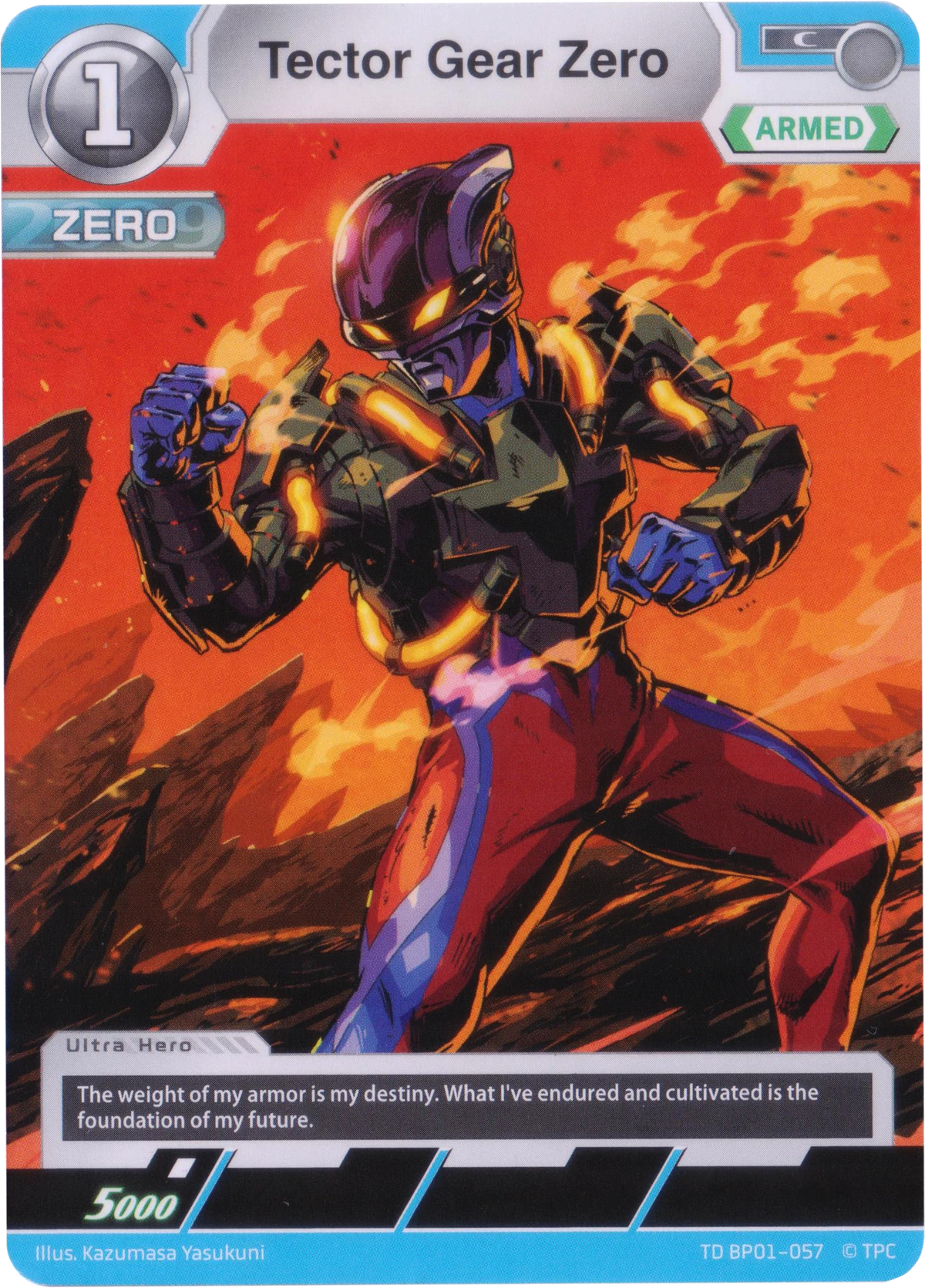 Card Gallery:Tector Gear Zero (BP01-057) | Ultraman Card Game Wiki | Fandom