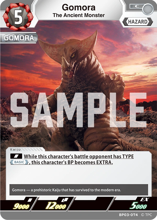 Gomora, The Ancient Monster | Ultraman Card Game Wiki | Fandom