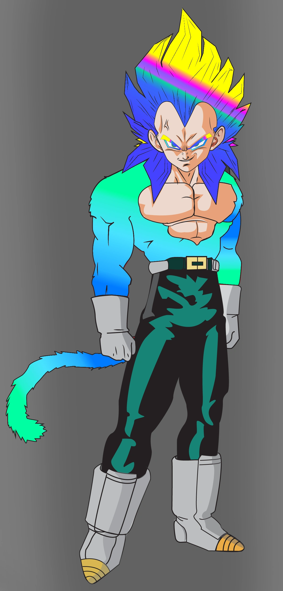 Colored Super Saiyan 4 | Ultra Dragon Ball Wiki | Fandom