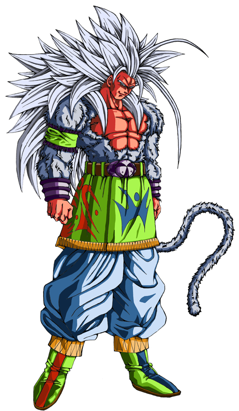 Dragon Ball Z Goku Super Saiyan 5 Transformation