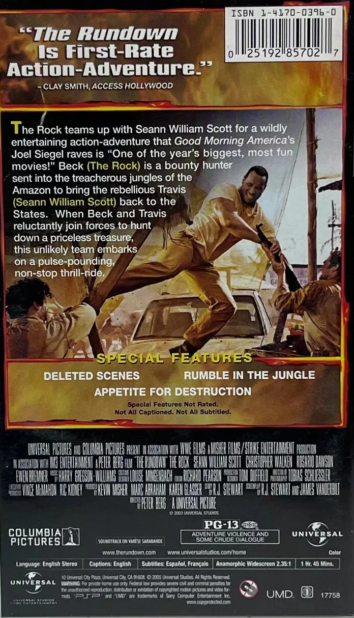 The Rundown | UMD Video Wiki | Fandom