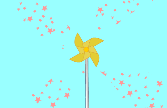 Teletubbies Windmill Start Spinning