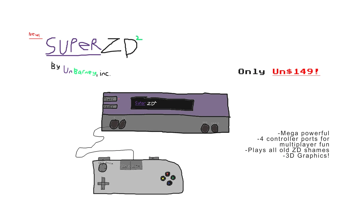 UnBarney, Inc. Super ZD2 | UnBarney Wiki | Fandom