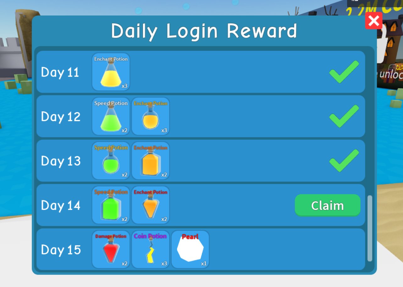 Daily Login Rewards | Unboxing Simulator Wiki | Fandom
