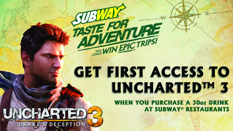 Uncharted Nathan Drake Subway